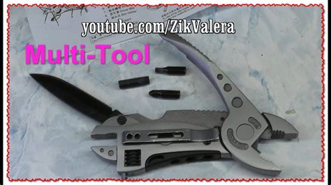 Мульти инструмент Multi-Tool 5 в 1 для выживания. Обзор, Тест посылка ...