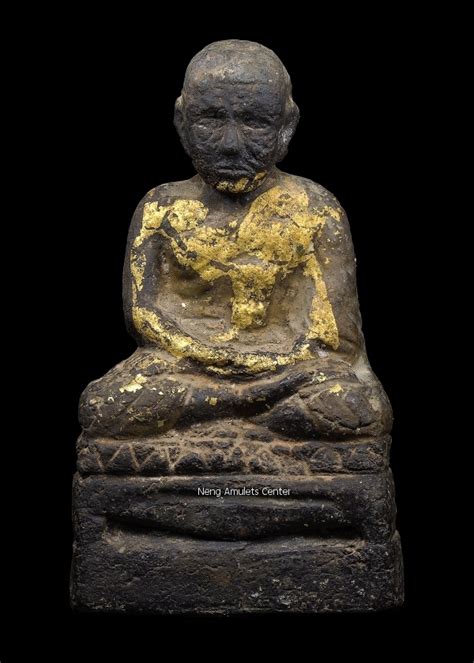 พระบูชาหลวงพ่อทวด วัดช้างให้ เนื้อว่าน รุ่นแรก หน้าตัก ๓ นิ้ว ปี ๒๔๙๗ เหน่ง อะมูเล็ท