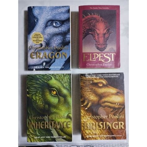Christopher Paolini The Inheritance Cycle Paperback Set Eragon Eldest Brisingr
