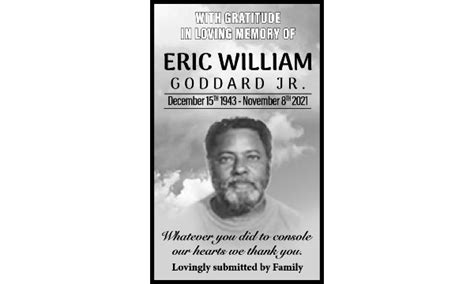 Eric Goddard Obituary 2022 Southampton Bermuda The Royal Gazette