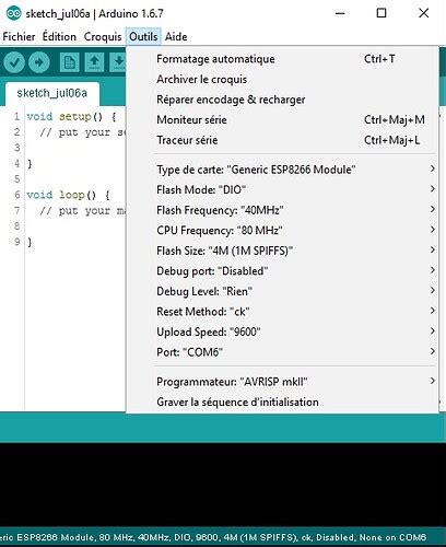 Programmation Esp8266 E12 Français Arduino Forum