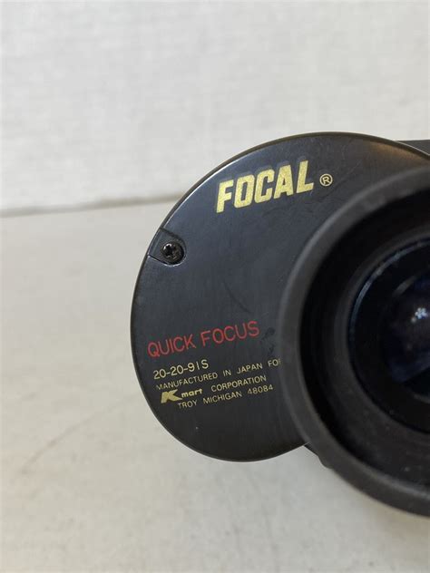 Kmart Focal Binoculars Slam Cat Optics 10x50 Wide Angle 20 20 9is 1d31