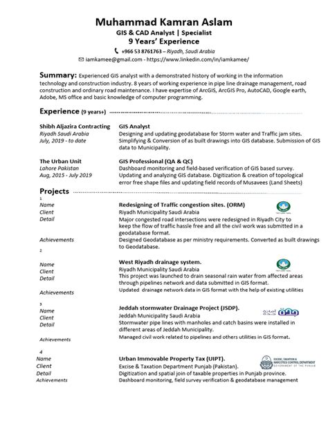 Muhammad Kamran Gis Cad 050624 Pdf Geographic Information System