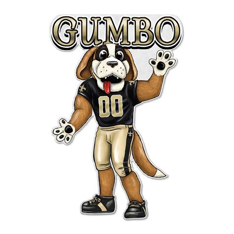New Orleans Saints Pennant Shape Cut Mascot Design Sports Fan Shop