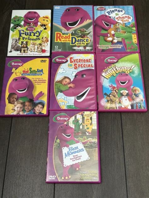 Barney And Friends Movie Dvd Lot Of 7 Dvds Mixed Titles £23 39