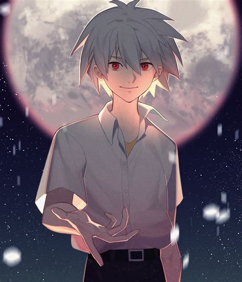 Nagisa Kaworu Neon Genesis Evangelion Drawn By Whither Laws Danbooru
