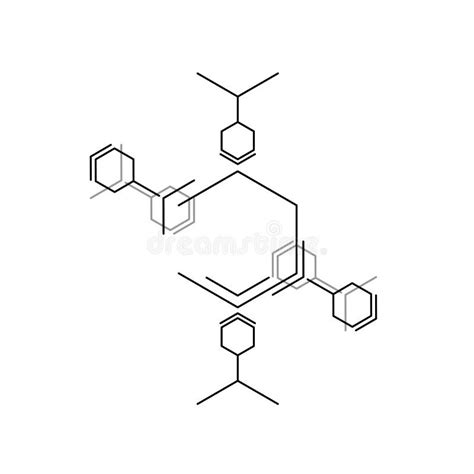 Molecular Cell Connection Internet Technology Biology Science Background Stock Vector