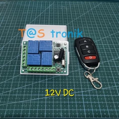 Jual Rf Relay Switch 4ch Wireless Relay Remote 4ch 433mhz 220v Ac Harga Spesial Shopee Indonesia