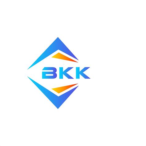 Bkk Abstract Technology Logo Design On White Background Bkk Creative Initials Letter Logo