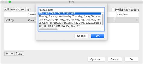 custom sort order in excel 2016 microsoft community