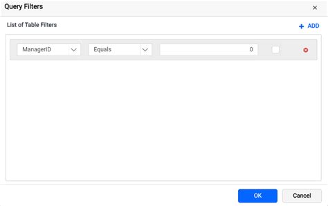 Simple Steps To Filter Query Data Using Standalone Designer