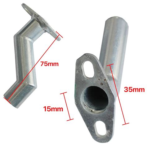 35mm Carburetor Offset Intake Manifold Gasket 49cc 66cc 80cc Motorized