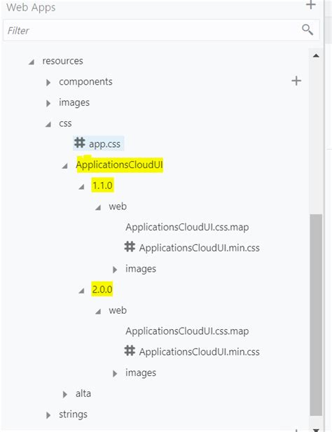 How To Check Which Version Of Applicationscloudui Css Getting Referred