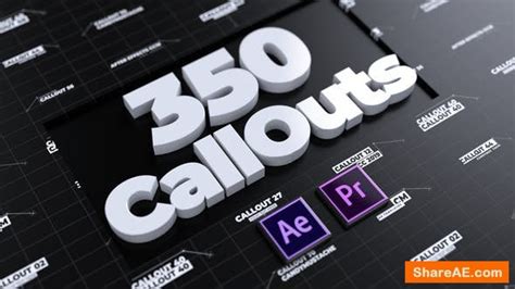 Videohive CallOuts For Premiere Pro And After Effects PREMIERE PRO Free After Effects