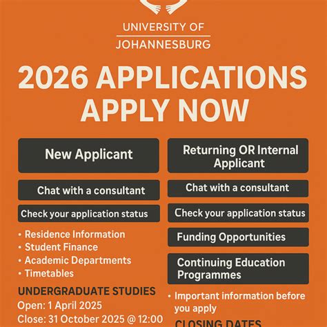 University Of Johannesburg Uj 2026 Applications Now Open Apply