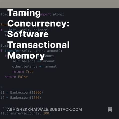 Abhishek Khaiwale On Linkedin Taming Concurrency Software