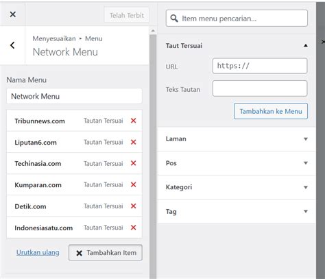 Cara Menambahkan Network Menu Pada Theme Digitalkit Documentation