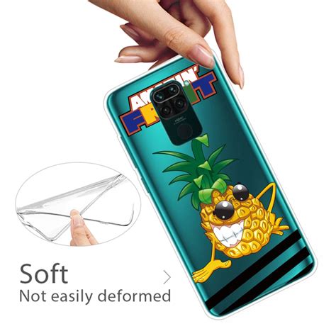For Xiaomi Redmi Note Shockproof Painted Transparent Tpu Protective Case Pineapple Alexnld Com