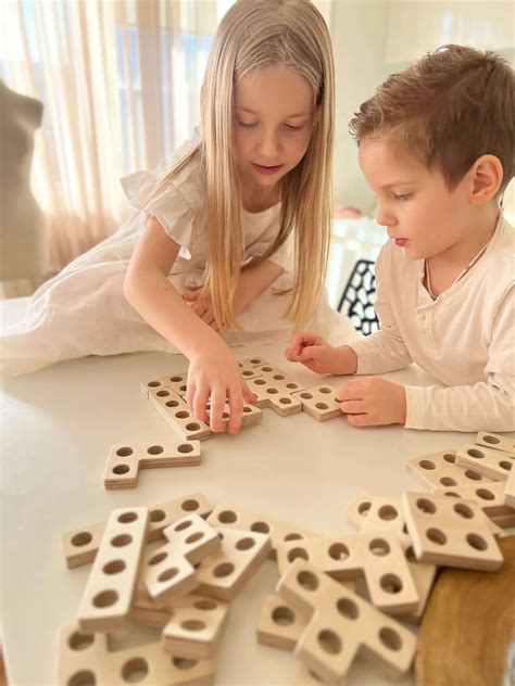 ᐉ Puzzle Tetris In Legno Giocattolo Educativo Per Bambini Yokotower