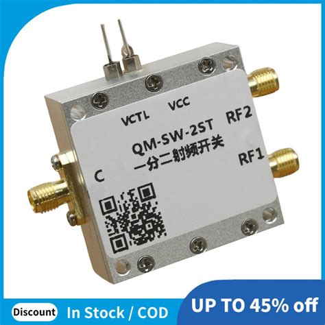 0 1 6GHz RF Switch SPDT One Off Two Selection Switch High Isolation Microwave Electronic Switch