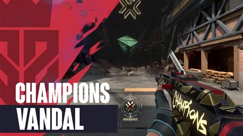 Champions 2021 Vandal Skin Showcase Valorant Champion 2021 Skin