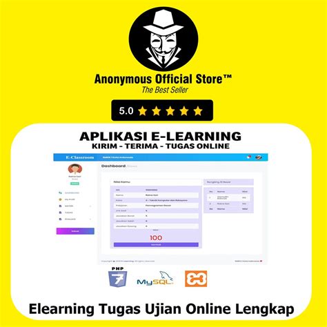 Jual Program Elearning Kirim Dan Terima Tugas Ujian Online E Learning Full Version Lifetime