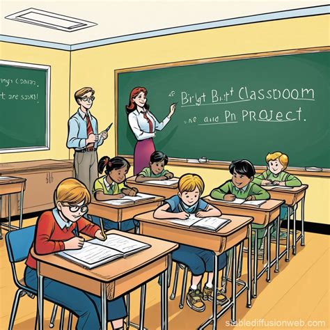 Classroom Project Announcement Stable Diffusion Online