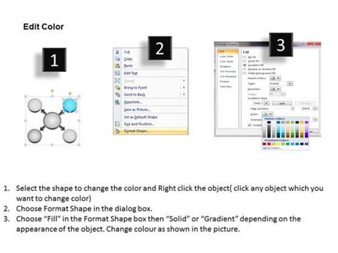 D Visual Representation Of Four Diverging Factors Circular Flow Process PowerPoint Slides