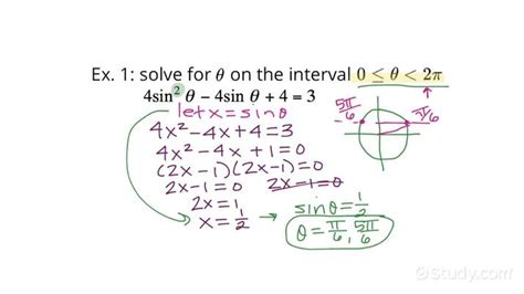 Solving Trig Equations Involving Multiple Angles Tessshebaylo