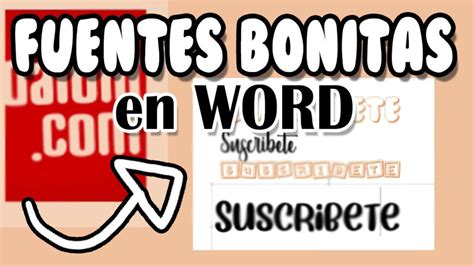 Descarga Gratis Fuentes De Letras Bonitas Para Word Tipografias