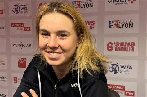 Tennis Wta Lyon Linda Noskova «la Nouvelle Génération Tchèque