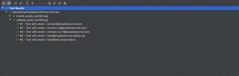 Java Regex Email Validation Example Java Development Journal
