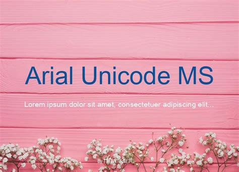 Arial Unicode Ms Regular Truetype Font