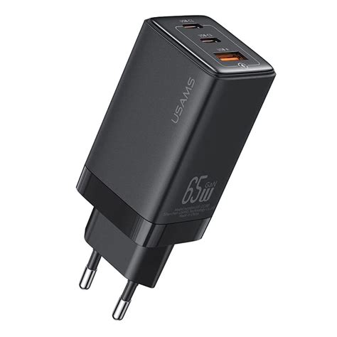 Usams Us Cc180 65w 3 Ports Fast Charger Price In Pakistan
