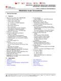 TMS F X Piccolo Microcontrollers TI Tms F X Piccolo Microcontrollers Ti
