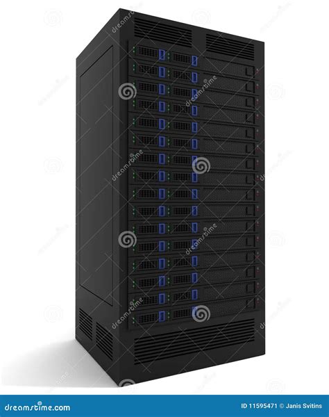 high performance server stock illustration illustration of