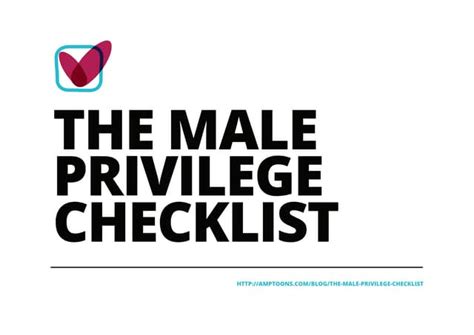 White Privilege Checklist Perils And Perks Of Privilege Project