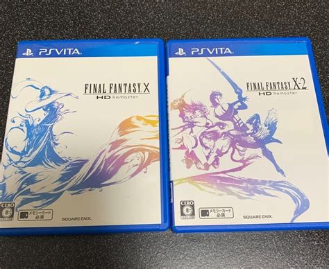 Ps Vita Final Fantasy X X2 Hd Remaster Set Ff Japan Plsv Ebay