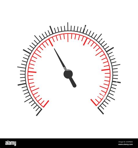 Gauge Dashboard Template With Two Round Charts And Arrows 360 Degree Scale Of Measuring Tool