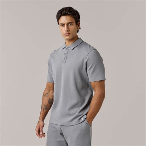 Waffle Polo Grey