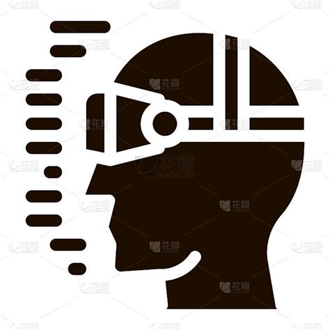 虚拟人工智能矢量符号图标