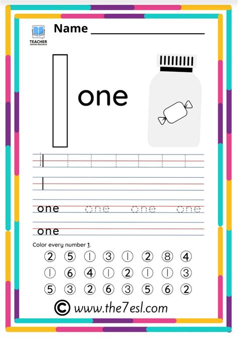 Math Worksheets Add Subtract Trace Color English Created Resources