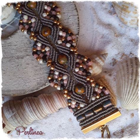Micro Macrame Tutorial Diy Beaded Macrame Bracelet Etsy Portugal