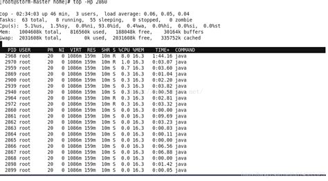 Top命令找到占用cpu最高的java线程top Hp Csdn博客