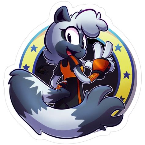 Tangle The Lemur Sticker For Sale By Corythec Sonic Fan Art Lemur
