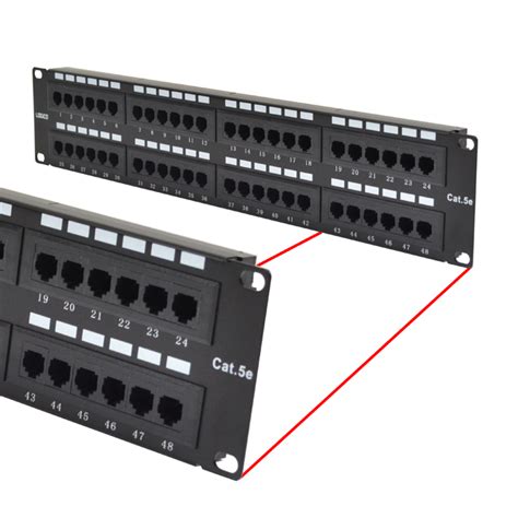Patch Panel 48 Puertos Cat5e