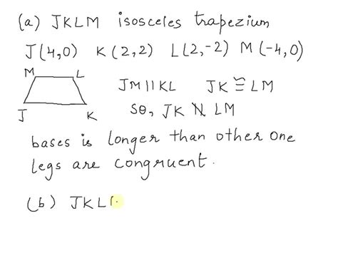 Solved 13 One Side Of A Quadrilateral Jklm Is Longer Than Another