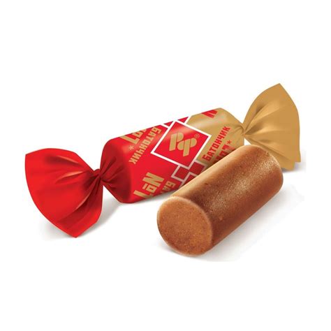 Конфеты Рот Фронт Батончики пралине пакет 1 кг купить с доставкой