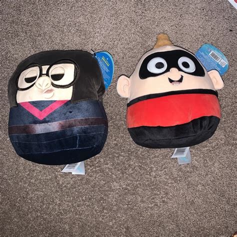 Squishmallow Disney Pixar 7” The Incredibles Edna Mode Jack Jack £2426