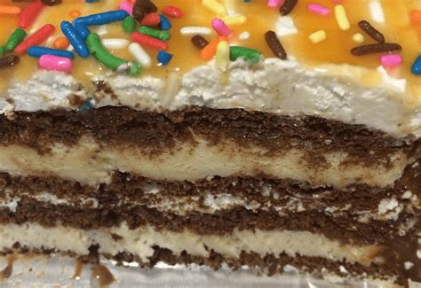 Торт с мороженым — пошаговый рецепт с фото